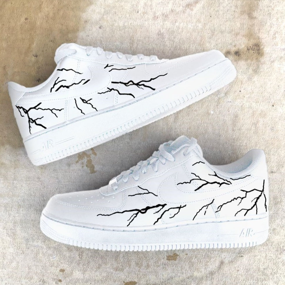 Black Lightning Custom Air Force 1 – Unite Custom