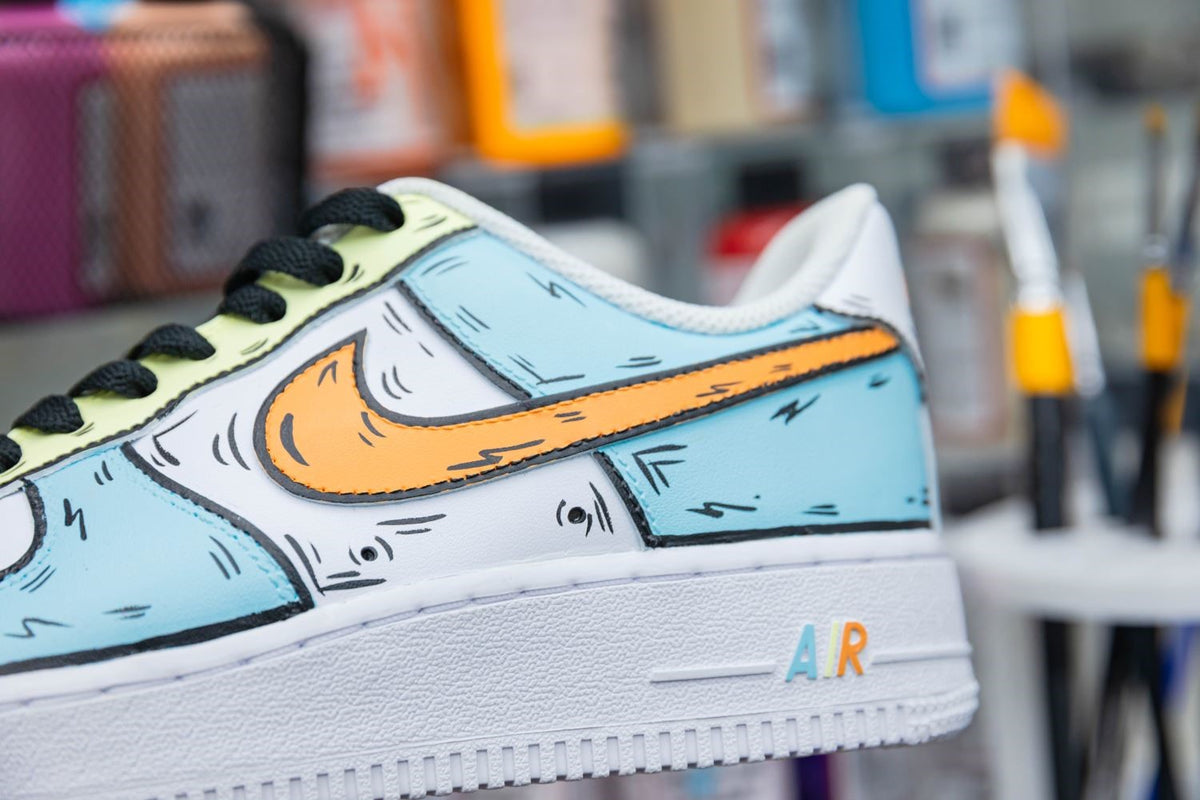 Tricolor Cartoon Custom Air Force 1 – Unite Custom