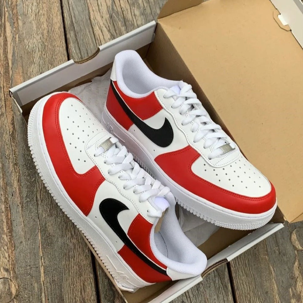 Red Black Custom Air Force 1 – Unite Custom