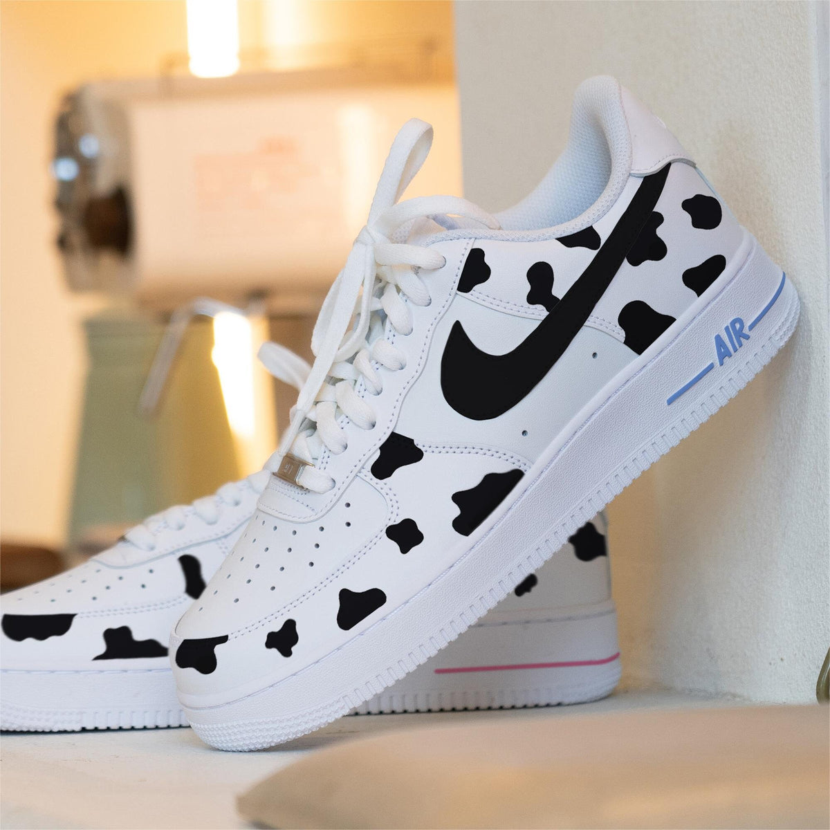Custom Cow Pattern Nike Air Force 1 Sneaker – Unite Custom