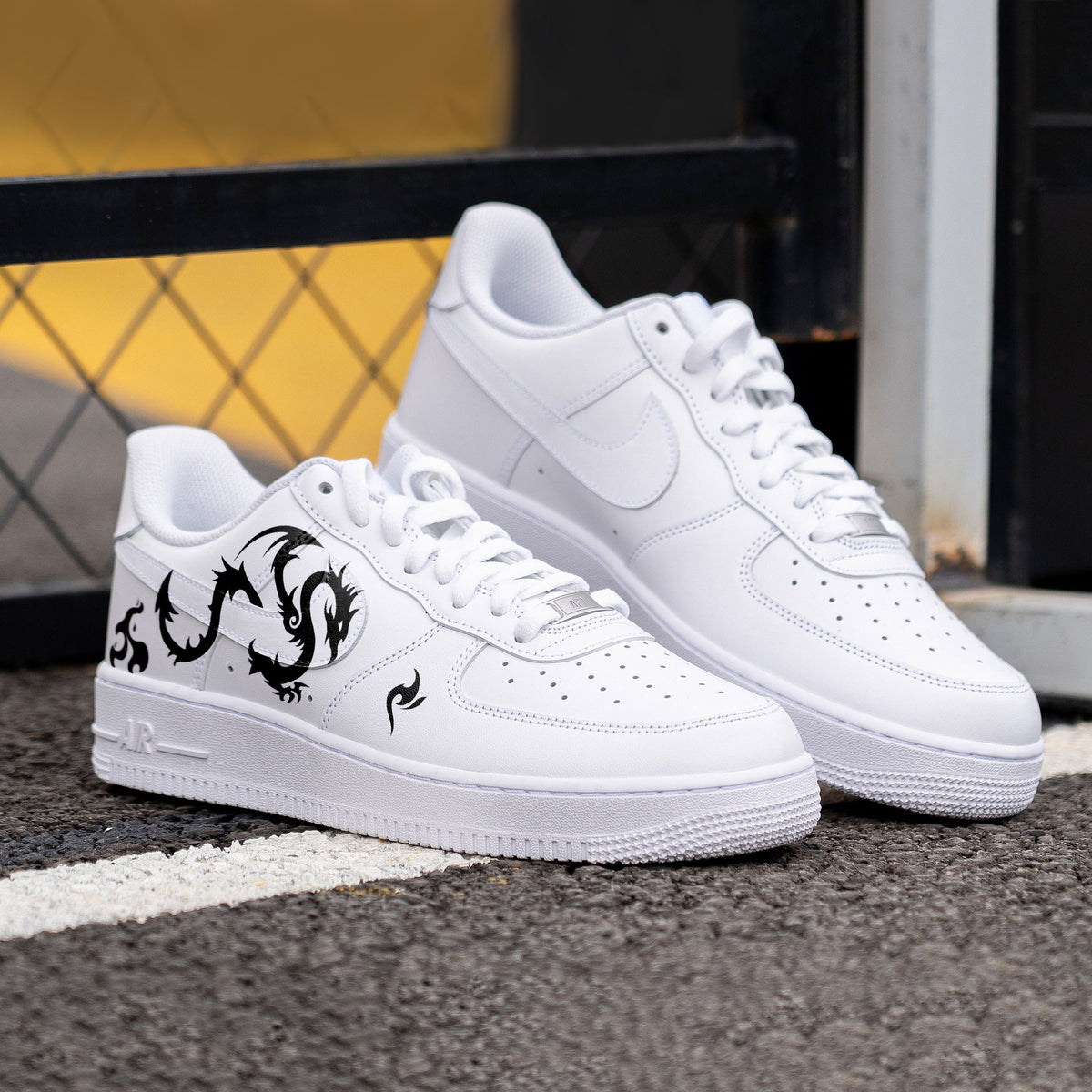 Custom Nike Air Force 1 Shoes Dragon – unitecustom