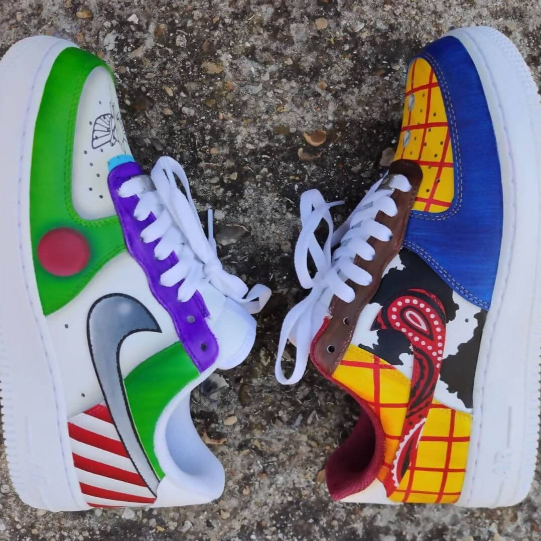 Custom Air Force 1 Multicolored With Various Patterns – Unite Custom