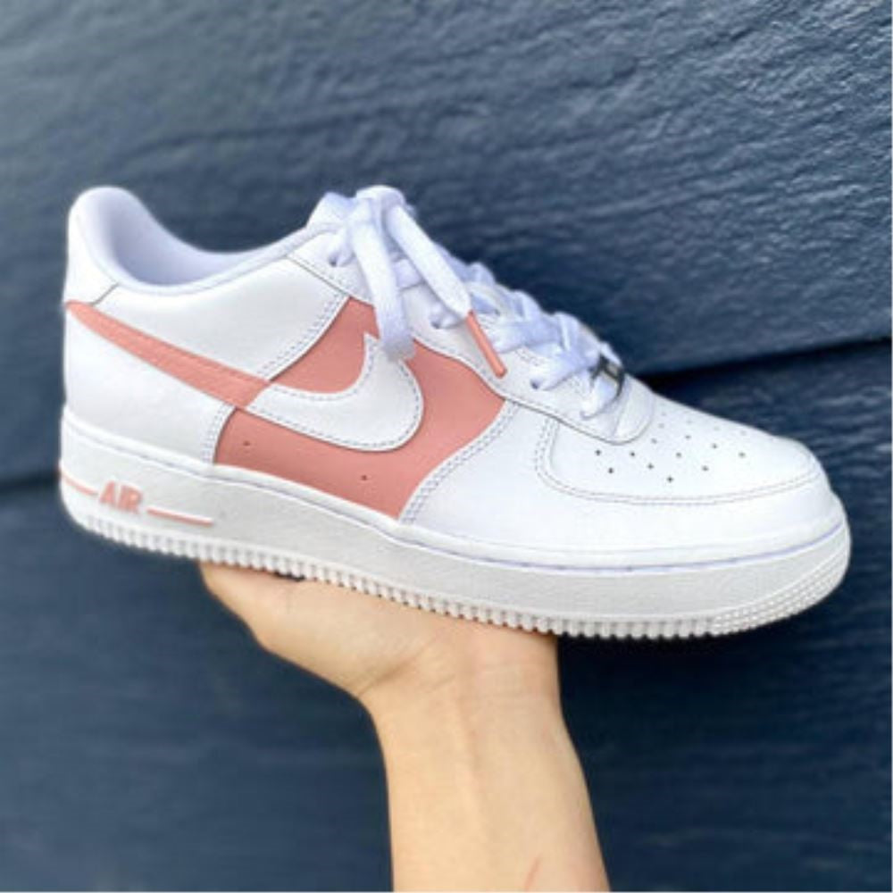 Pink Stitching Custom Air Force 1 – unitecustom