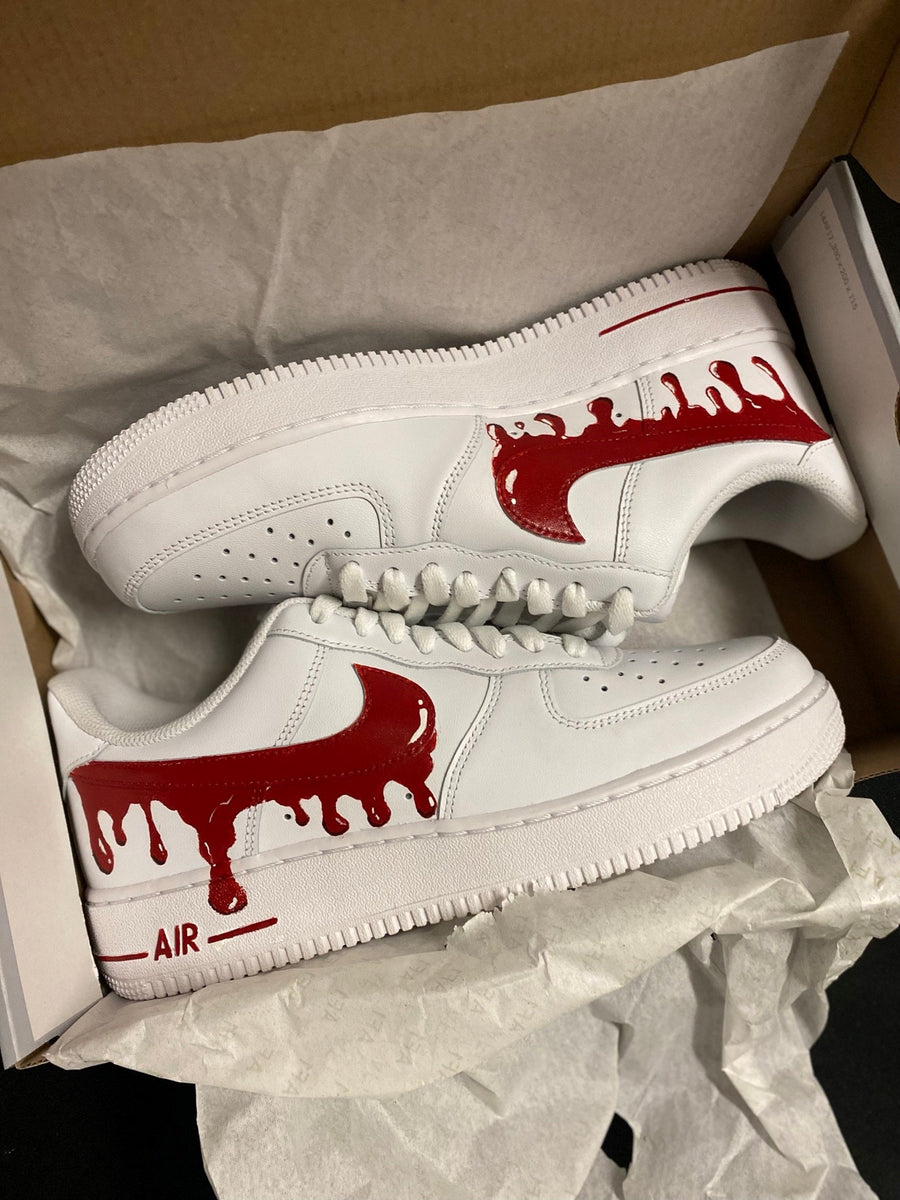 Red Drop Custom Air Force 1 – unitecustom