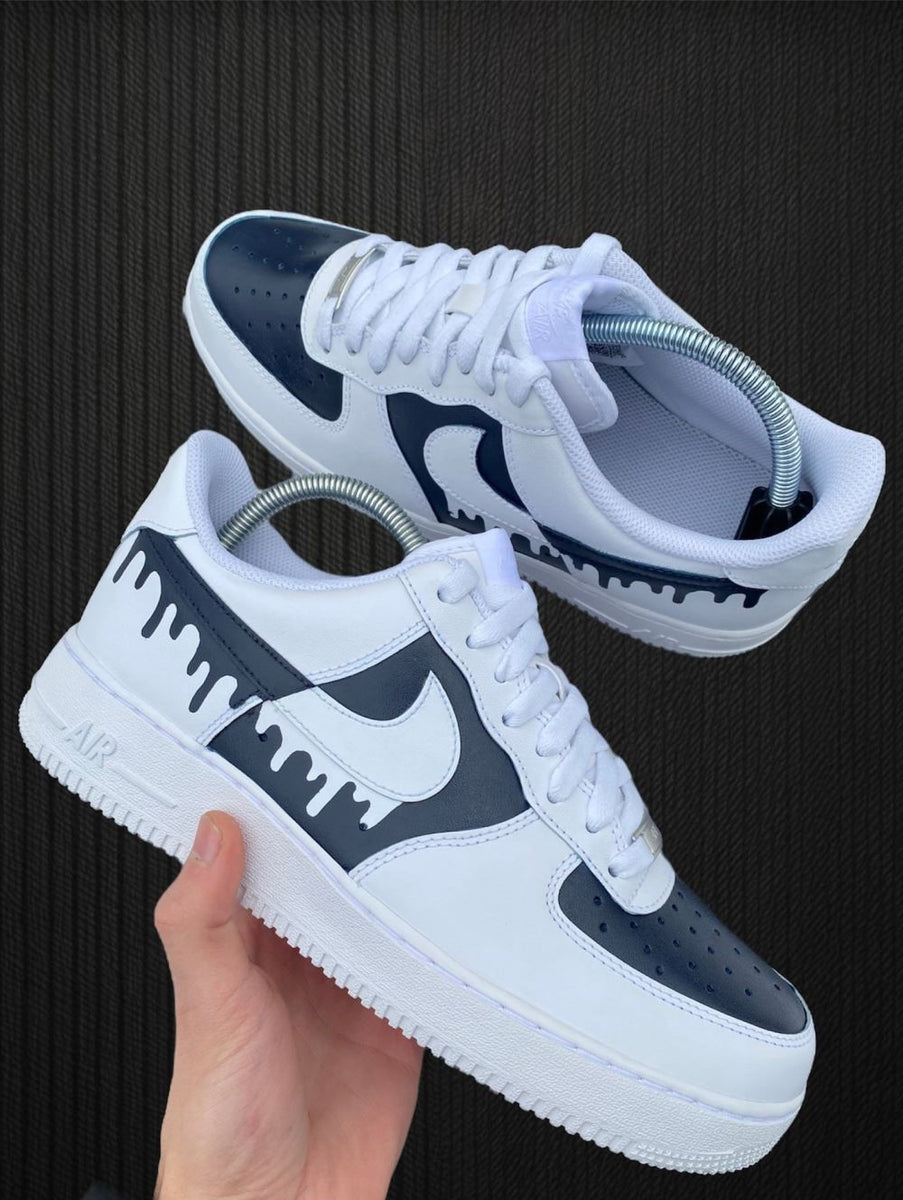 Black Drip Custom Air Force 1 – unitecustom