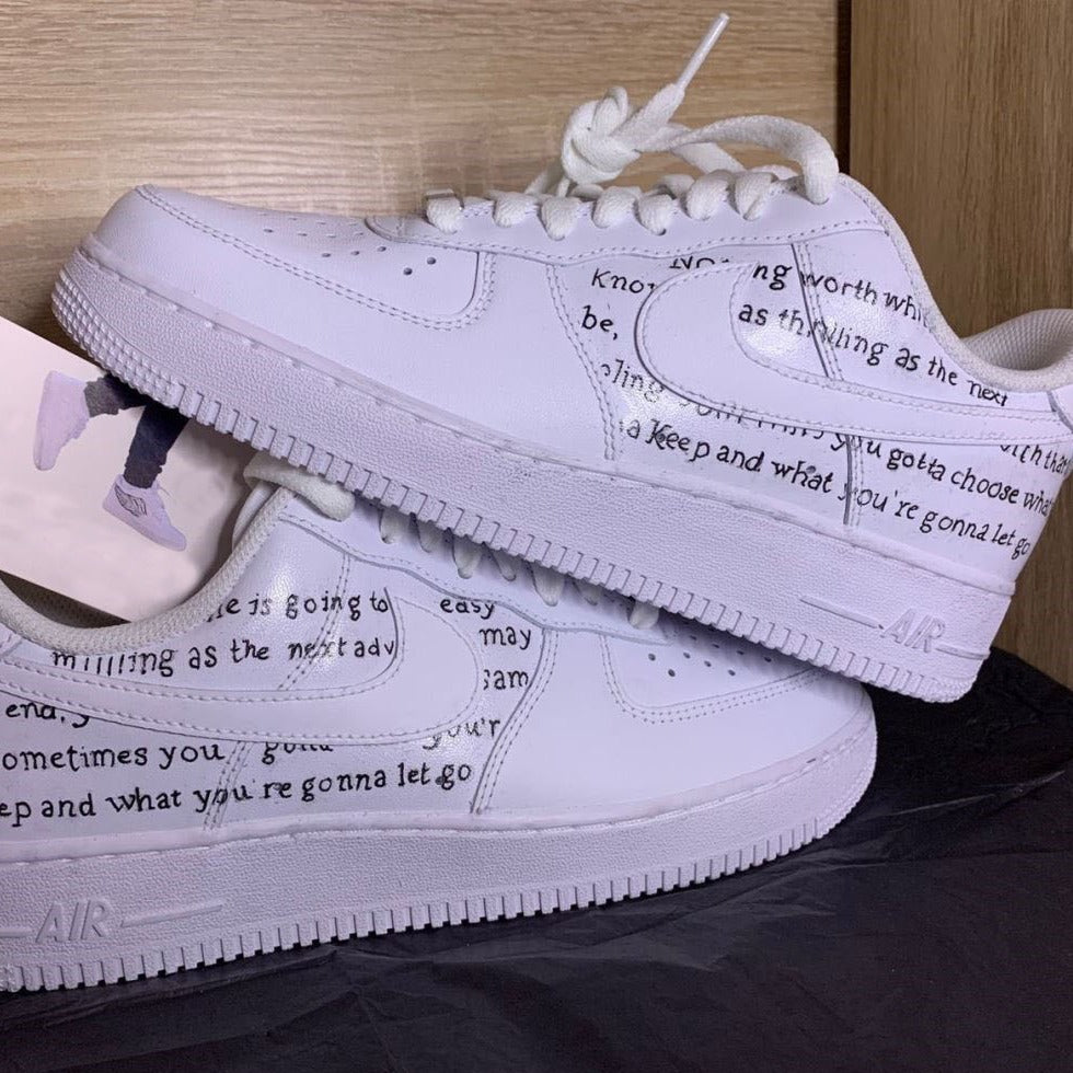 Word Custom Air Force 1 – unitecustom