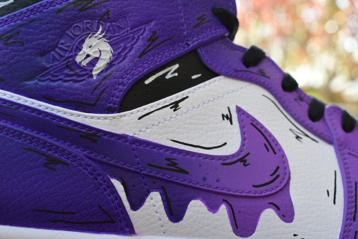 Purple Drip Custom Air Jordan 1 – Unite Custom