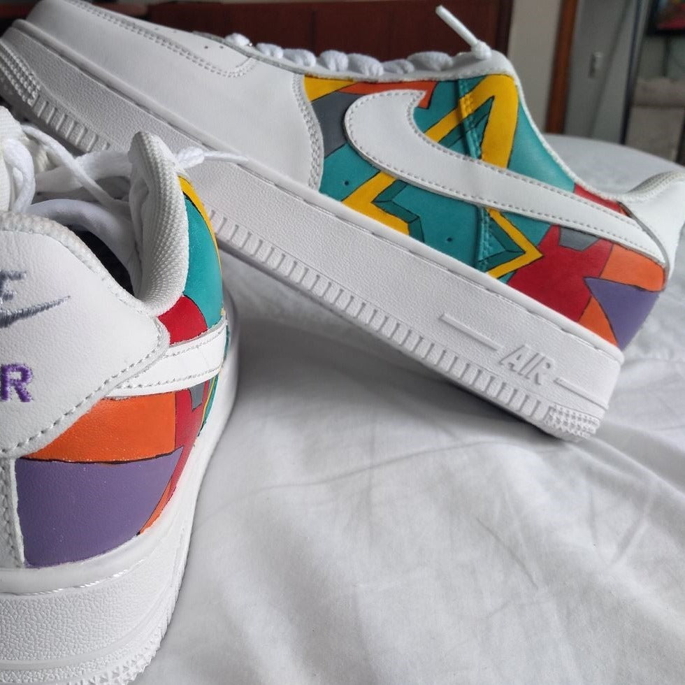 Colors Doodle Custom Air Force 1 – unitecustom