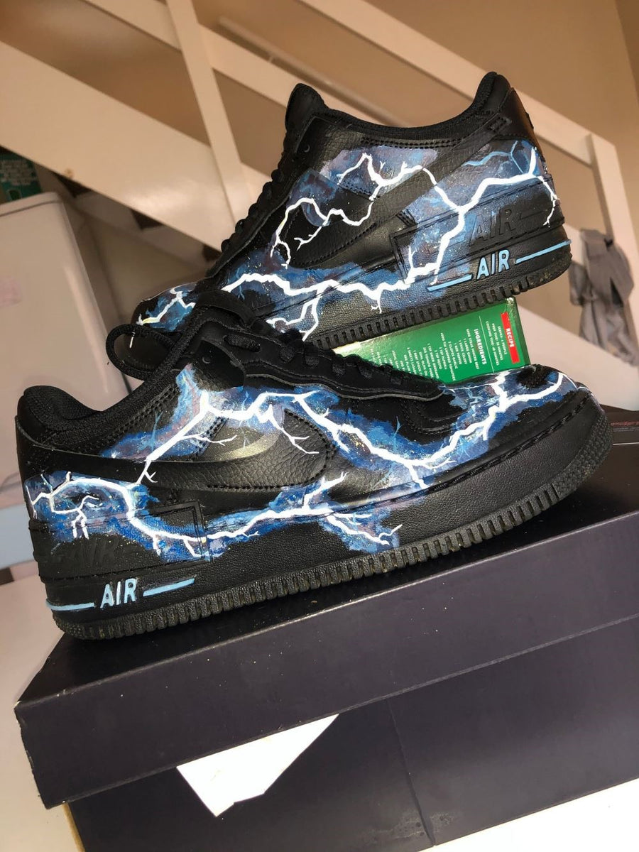 Blue Lightning Custom Air Force 1 – unitecustom