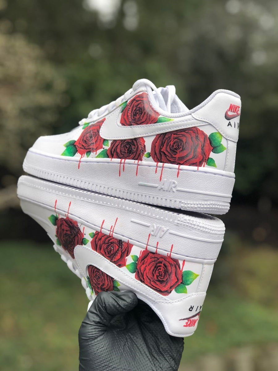 Rose Drip Custom Air Force 1 – unitecustom