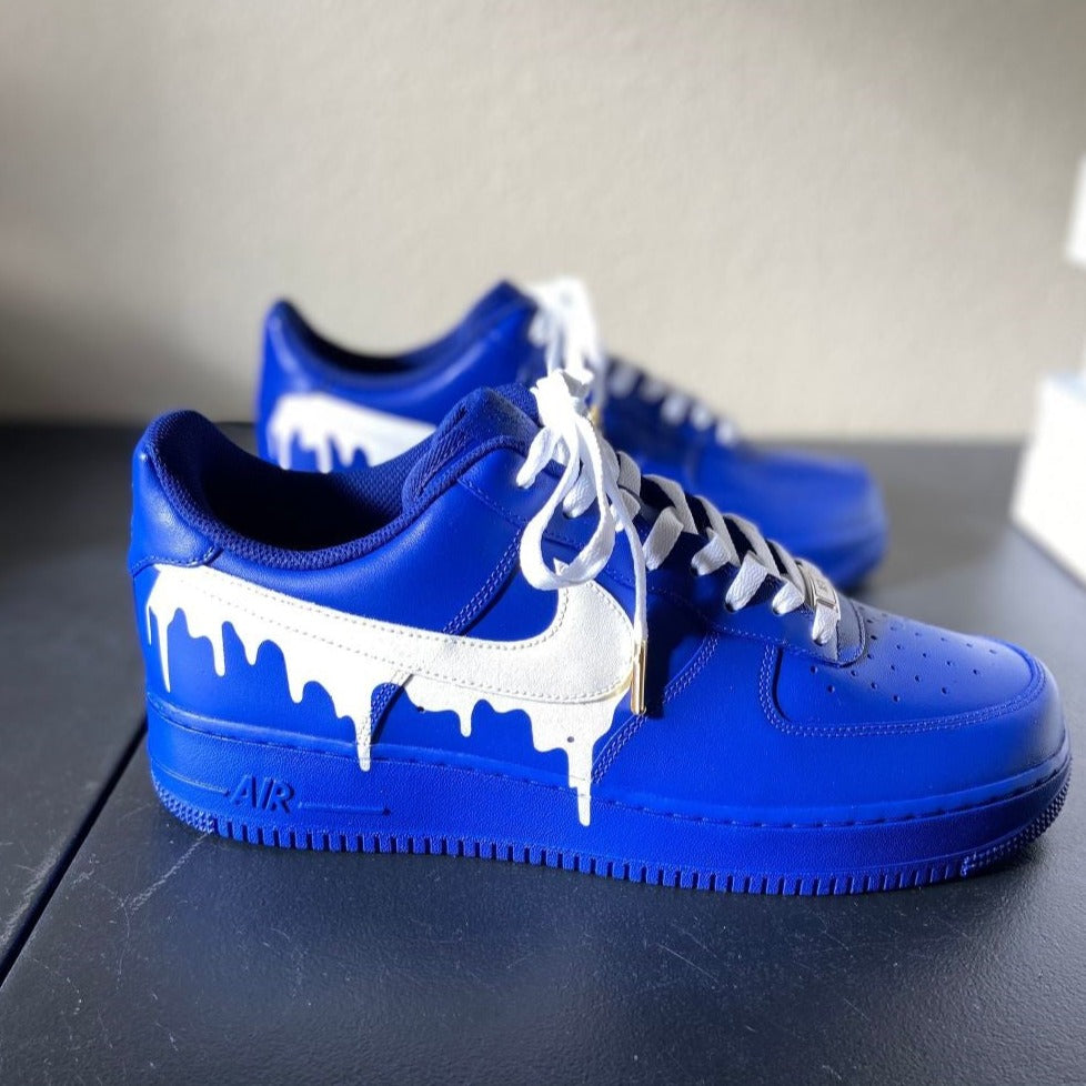 White Drip Custom Air Force 1 – unitecustom