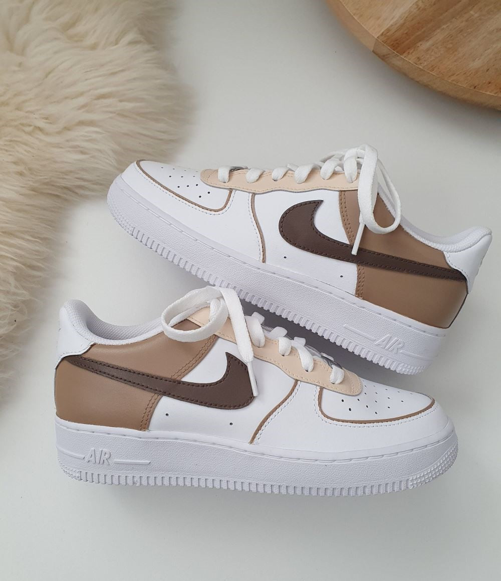 Brown Custom Air Force 1 – unitecustom