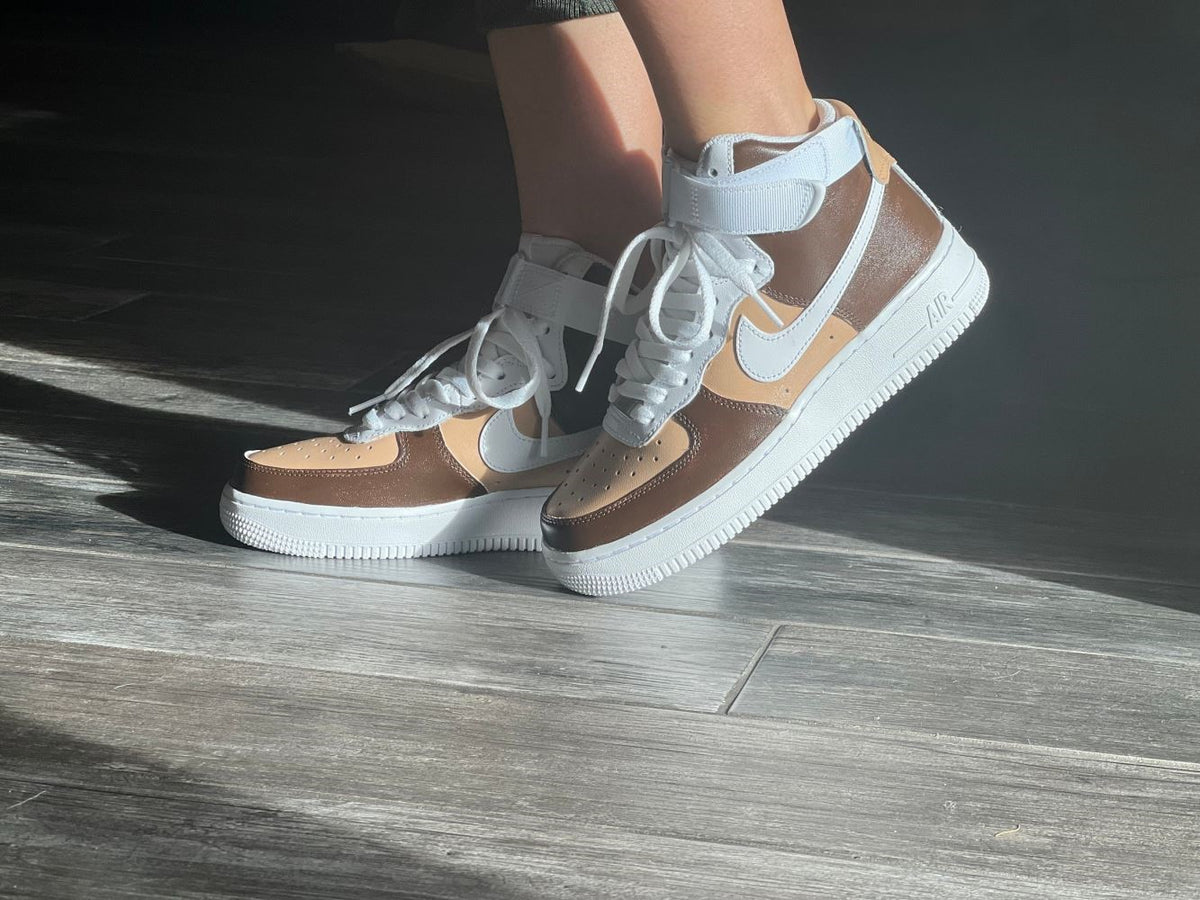 Dark Brown Custom Air Force 1 – unitecustom