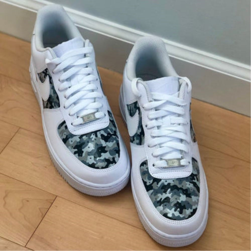 Dark Camouflage Custom Air Force 1 – unitecustom