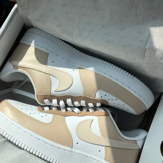 Brown Custom Air Force 1 – unitecustom