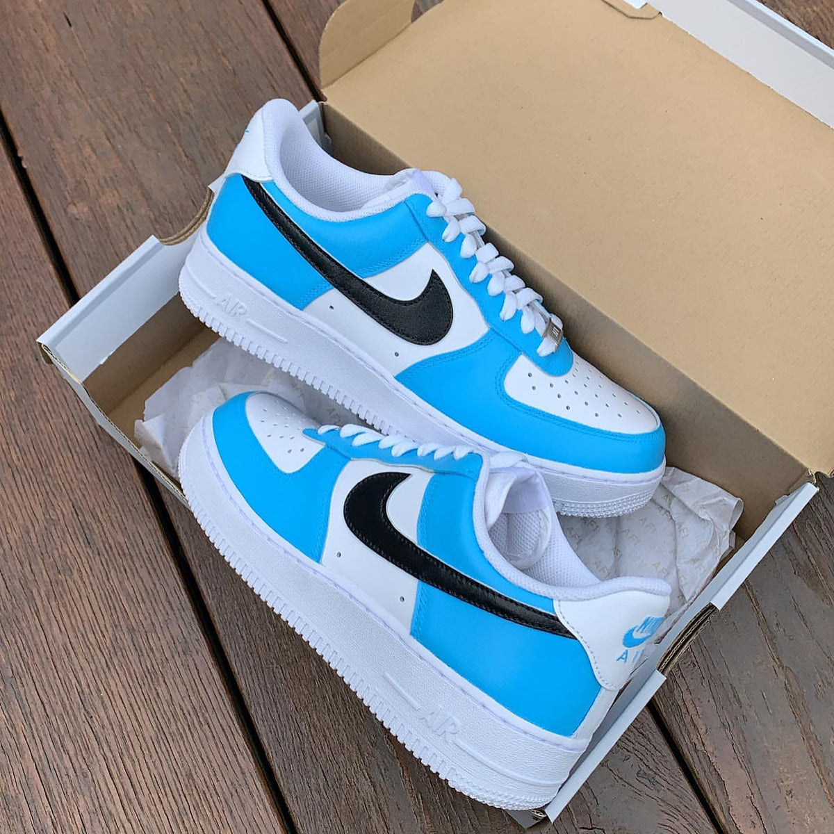 Blue Custom Air Force 1 – Unite Custom